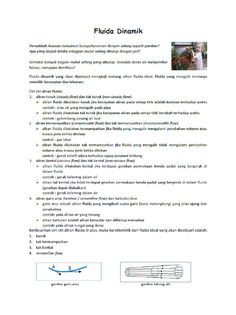 LKPD Fluida Dinamis I | PDF