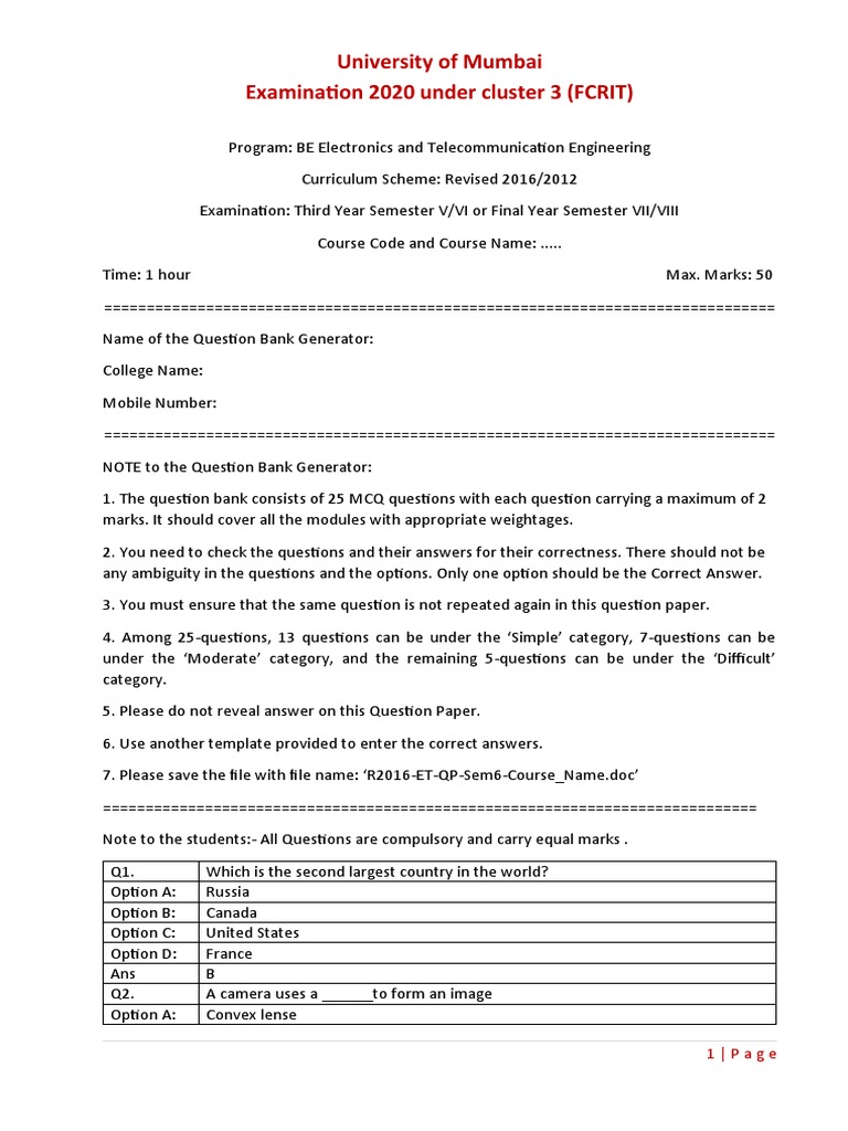 QP Template Final | PDF | Sikhism