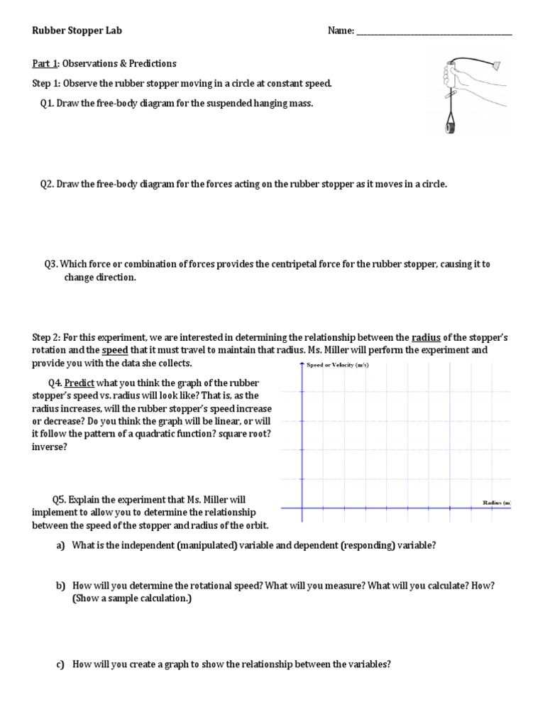 Rubber Stopper Lab Name | PDF