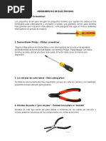 Lista de 25 Herramientas Esenciales para Electricistas | PDF | Conector eléctrico | Aislador ...