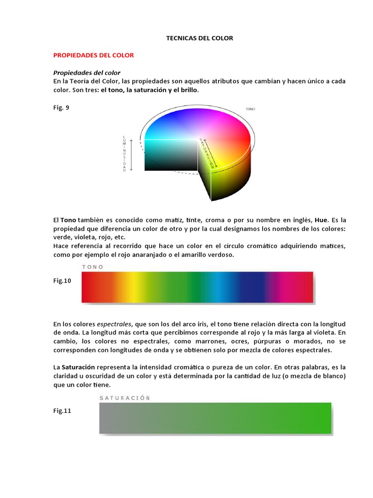 Propiedades Del Color | PDF