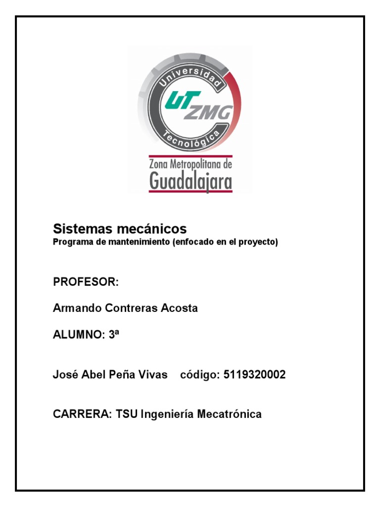 Plan de Mantenimiento | PDF | Informática | Science