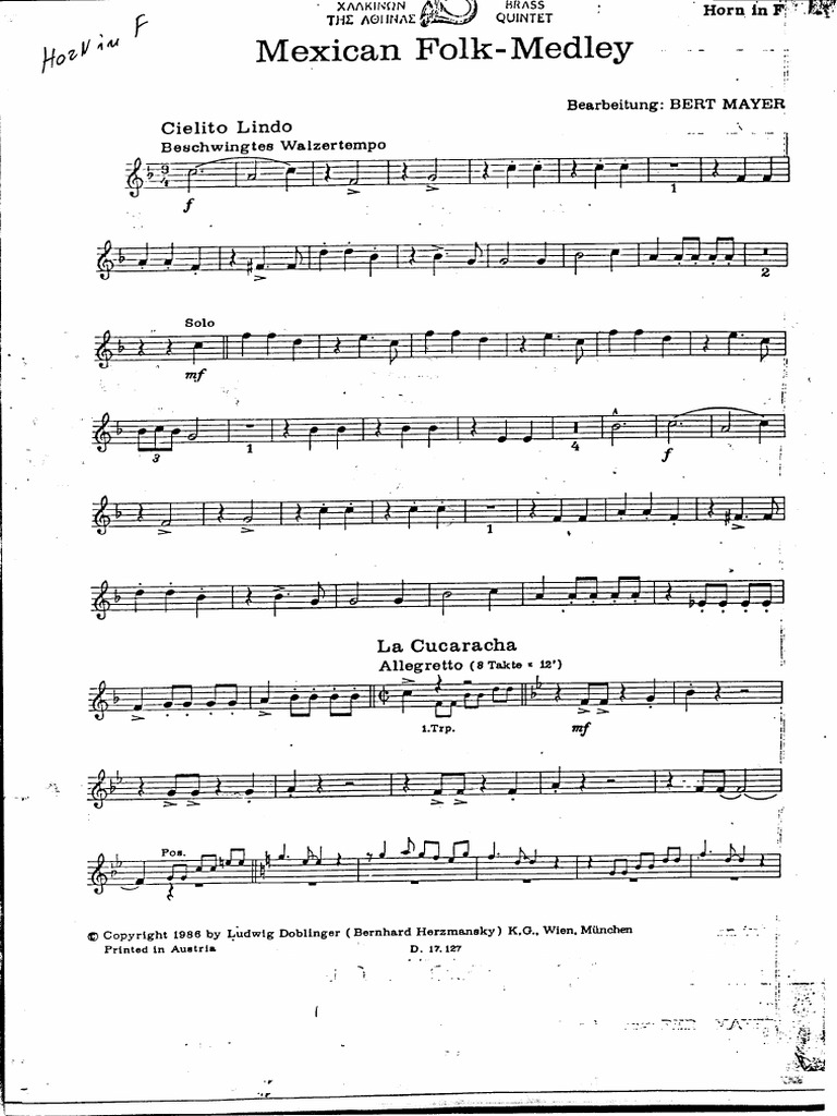 Folk-Medley Mexican PDF | PDF