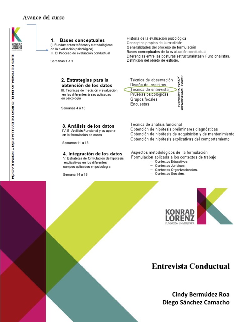 Guía de Entrevista Conductual en Psicología | PDF | Evaluación ...