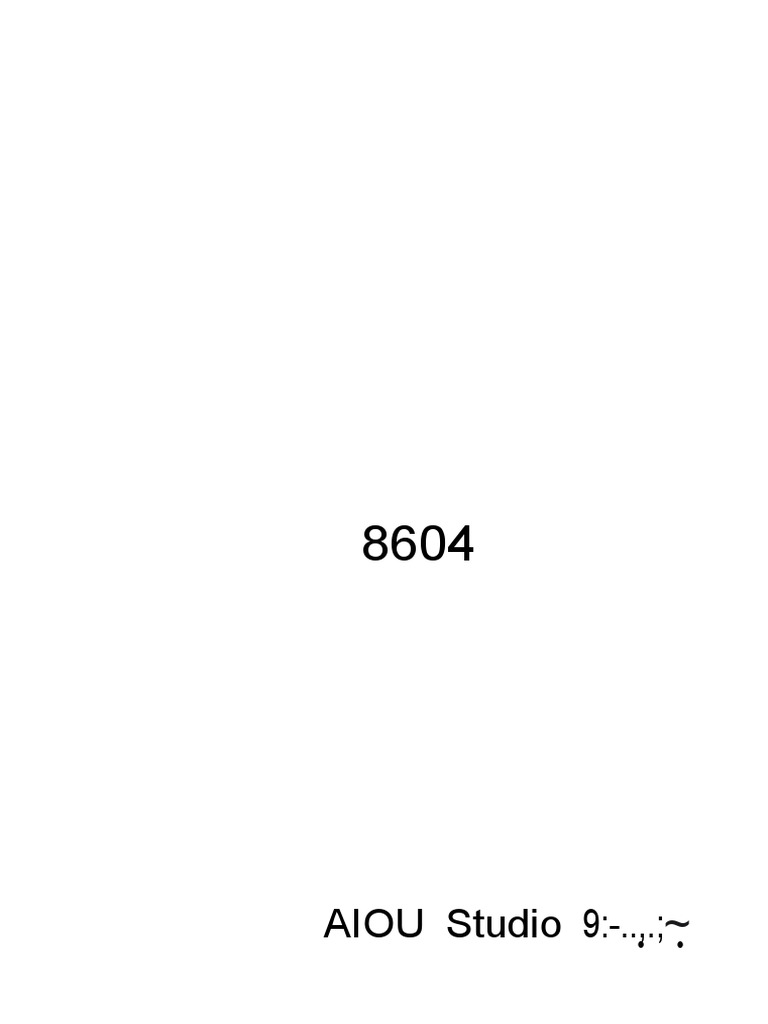 AIOU Studio 9:-..,. | PDF | Inquiry