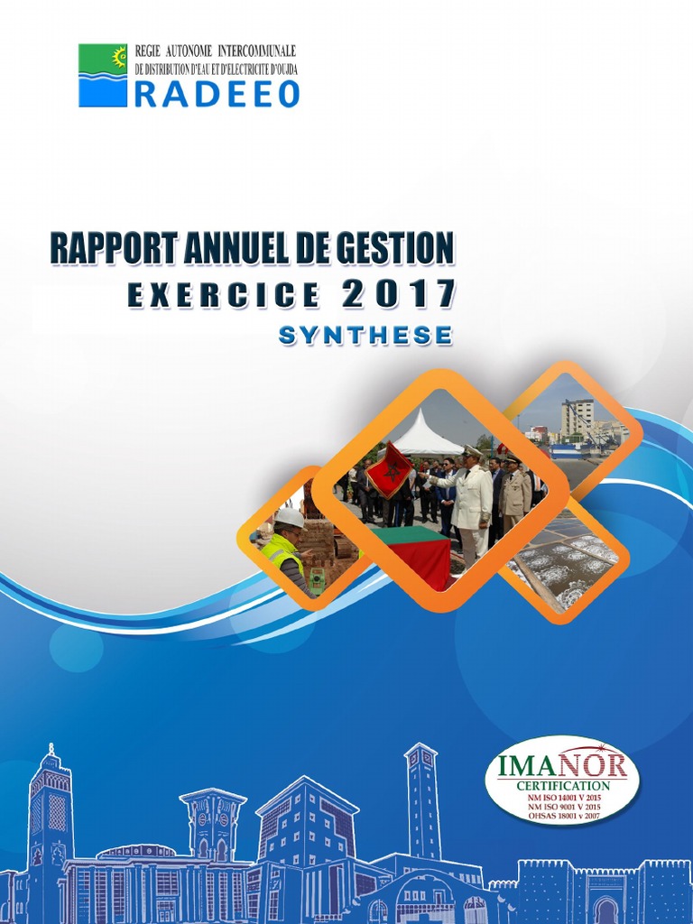 Gestion de l'eau à Oujda par RADEEO | PDF | Assainissement | Épuration ...