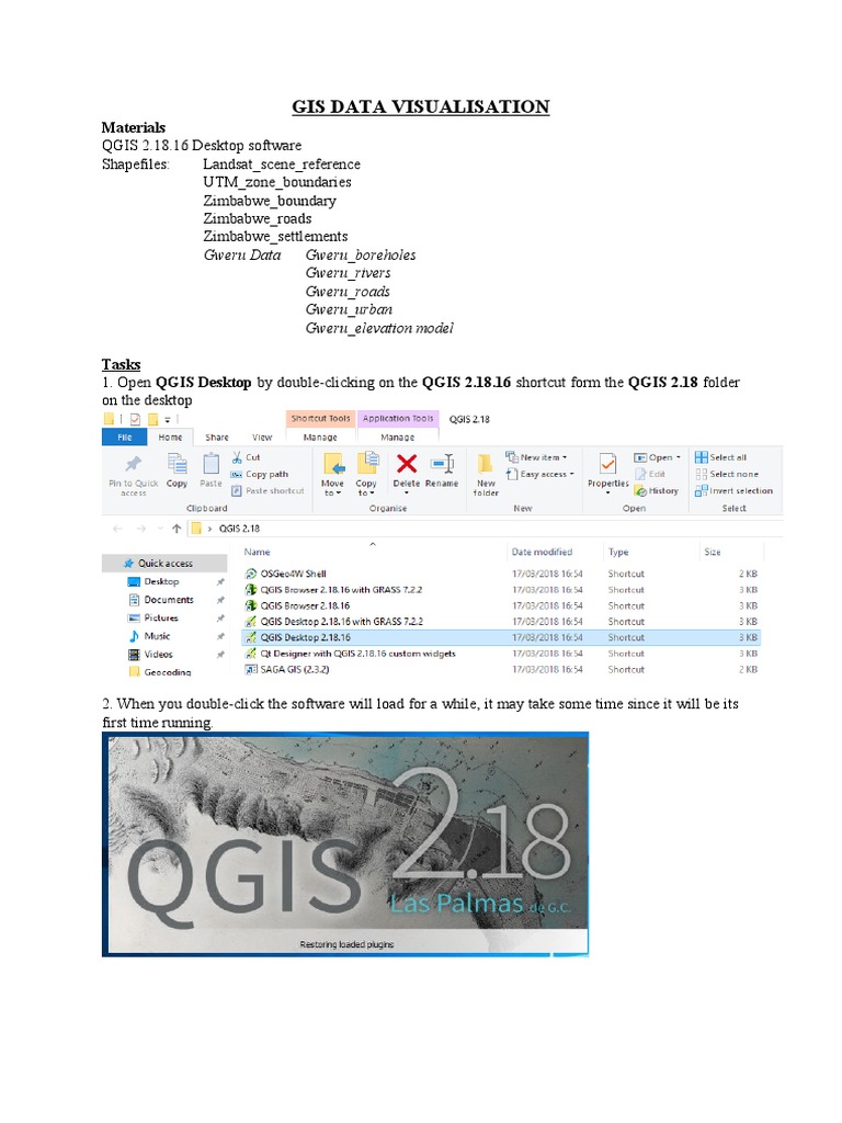 GIS Data Visualisation | PDF | Geographic Information System ...