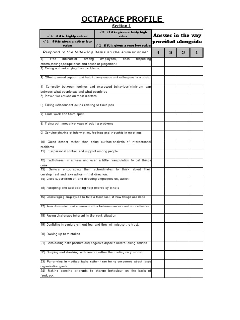 Octapace Instrument | PDF | Emergence | Cognition