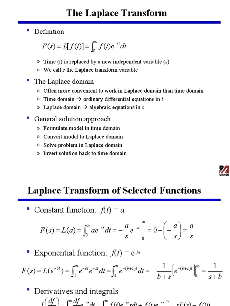 Laplace Transform for Engineers | PDF | Laplace Transform | Function (Mathematics)