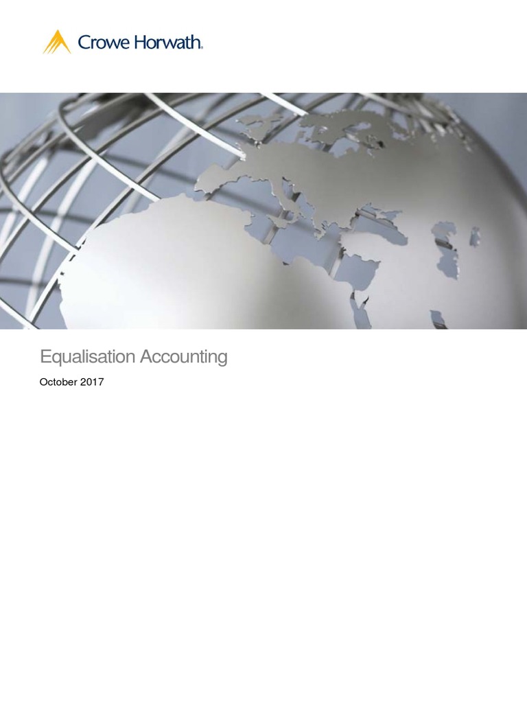 Equalisation Accounting: October 2017 | PDF | Depreciation | Corporations