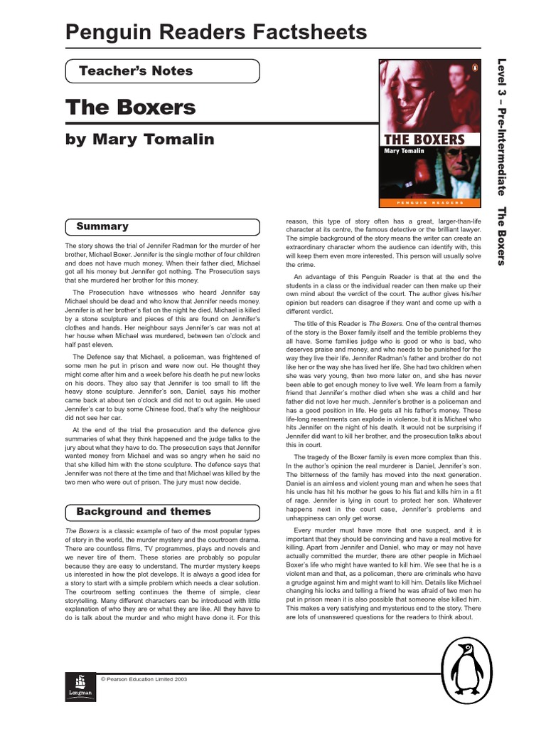 The Boxers. Factsheets | PDF | Murder | Books