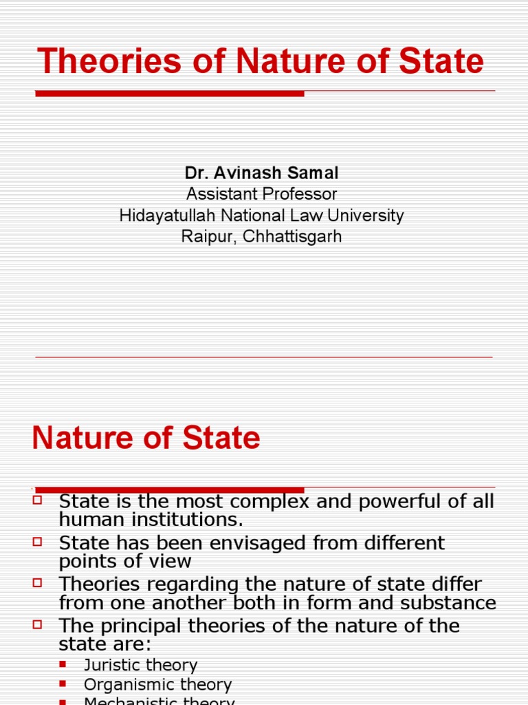 Nature of State | PDF | Marxism | Idealism