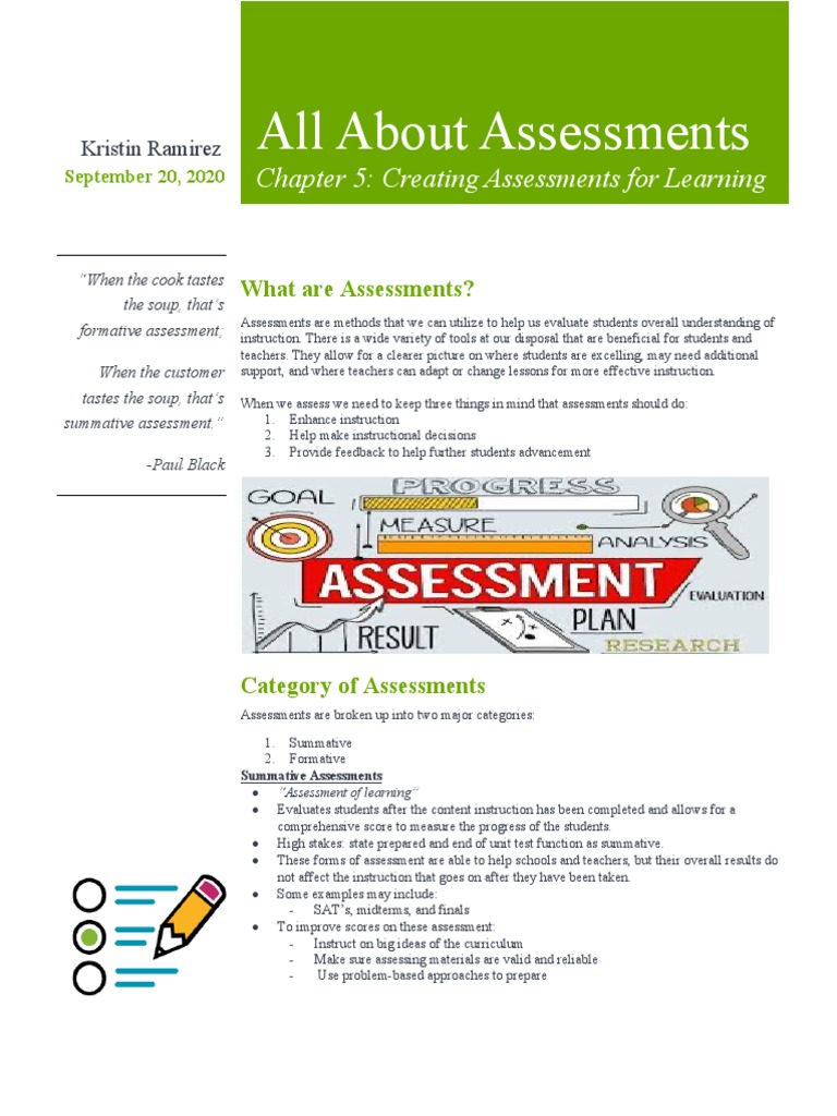 Creating Effective Learning Assessments | PDF | Educational Assessment ...
