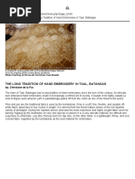 Calado: Filipino Embroidery Art | PDF