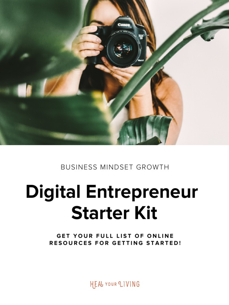 Digital Entrepreneur Starter Kit | PDF | Web 2.0 | World Wide Web