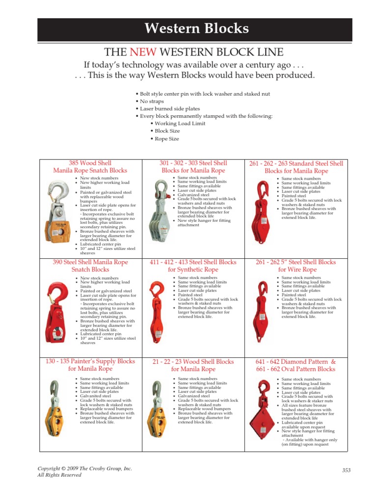 Western Blocks | PDF | Nut (Hardware) | Washer (Hardware)