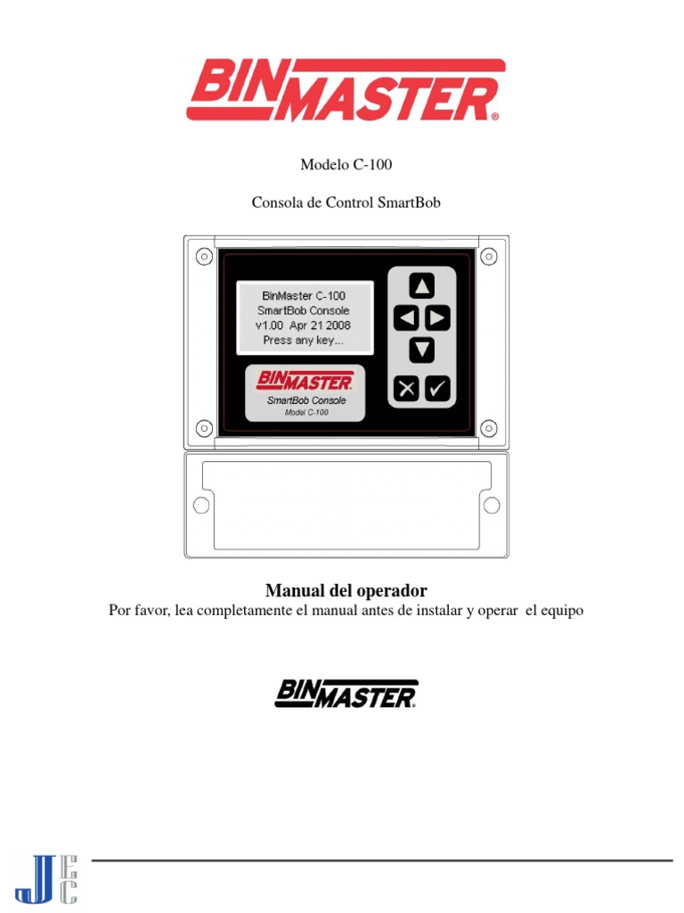 BinMaster C100 Manual Spanish JEC | PDF | Controlador lógico ...