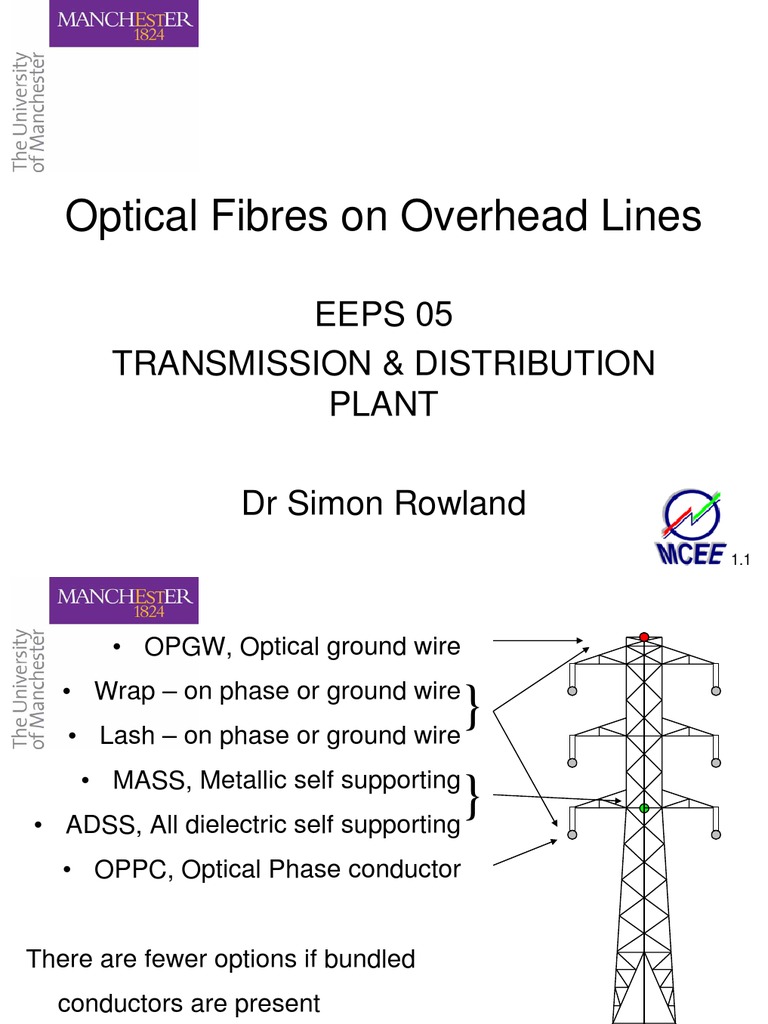 Fibres On OHL - Rowland | PDF | Coaxial Cable | Wire