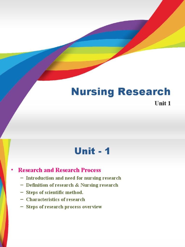 Importance of Nursing Research Process | PDF | Profession | Nursing