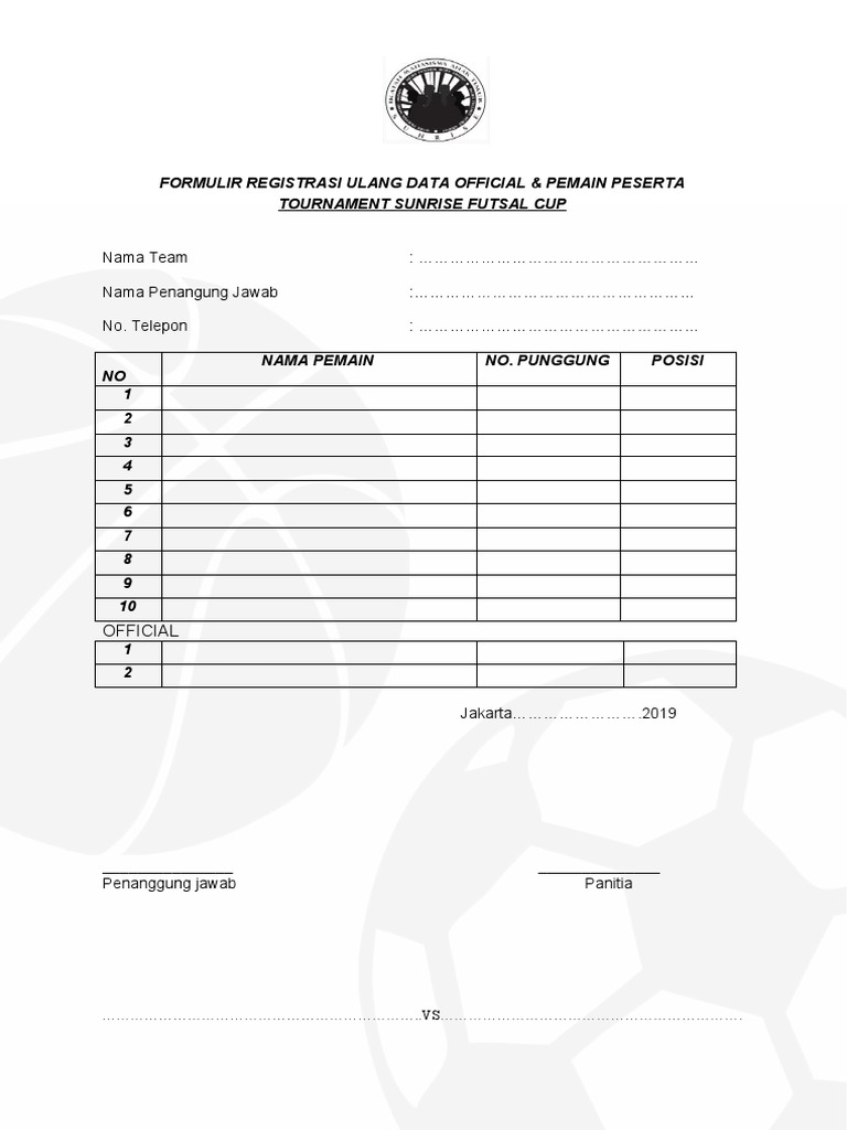 Formulir Registrasi Ulang 32 + 32 | PDF
