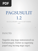 Lantay Pahambing Pasukdol Grade5 Worksheet | PDF