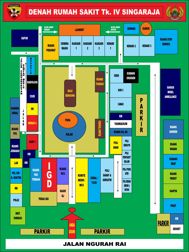 Denah Rumkit Tk. IV Singaraja | PDF