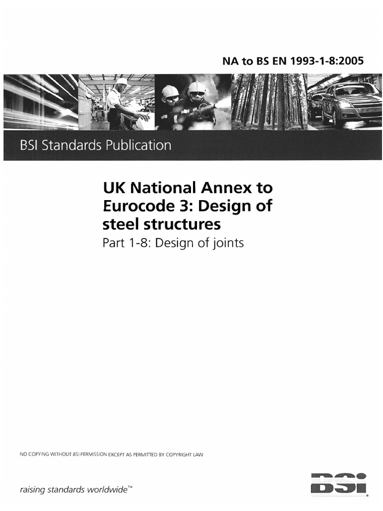 UK National Annex To Eurocode 3: Design of Steel Structures | PDF ...