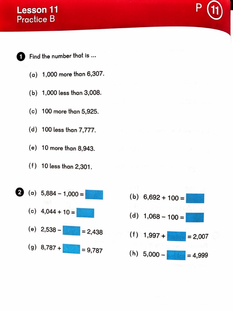 Math Practice: Number Operations | PDF | Teaching Methods & Materials
