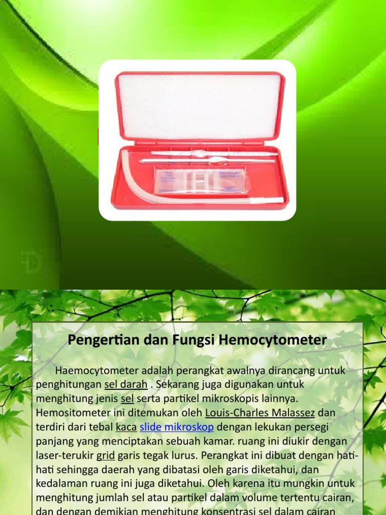 Hemositometer | PDF | Metode & Bahan Ajar | Sains & Matematika