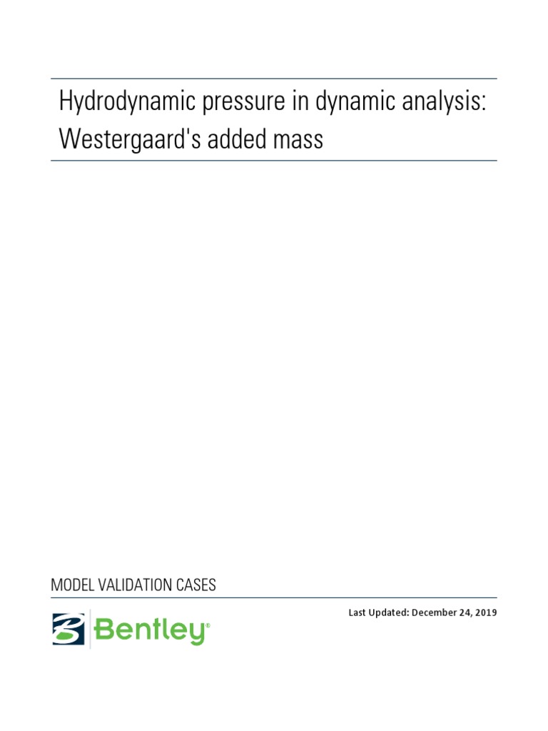 5706.westergaard Added Mass (PLAXIS V20Update1) | PDF | Fluid Dynamics ...