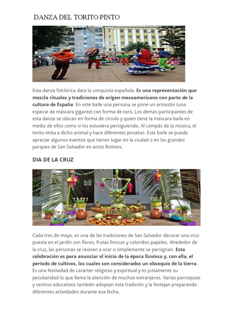 Danza Del Torito Pinto | PDF | Fiesta religiosa o feriado | Rituales