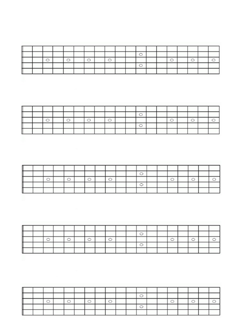 Guitar Fretboard Diagrams | PDF