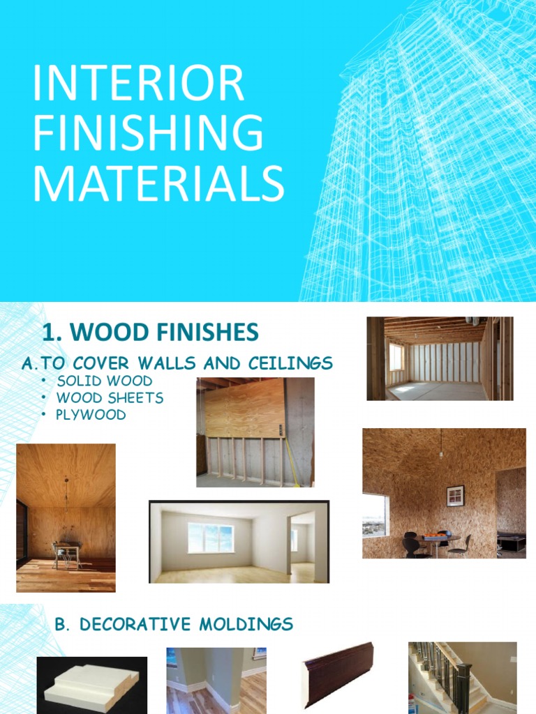 Interior and Exterior Materials | Download Free PDF | Wall | Plaster