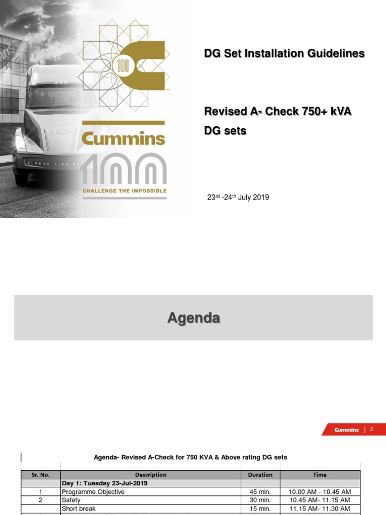 Guidelines for Ensuring Safety and Quality in Diesel Generator Set ...