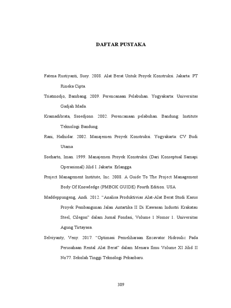 Referensi Proyek & Alat Berat | PDF | Teknologi & Rekayasa