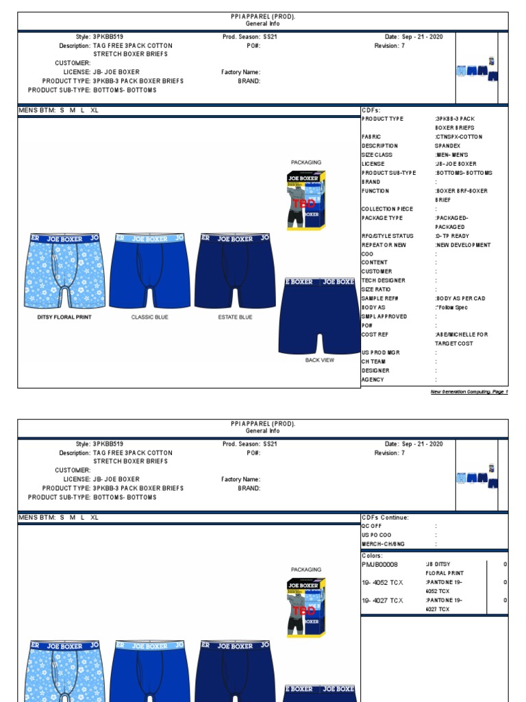 Technical Specification | PDF | Seam (Sewing) | Clothing