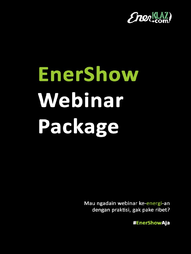 EnerShow Webinar Package | PDF