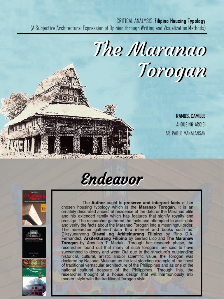 The Maranao Torogan: An Imposing Stately House of the Maranao Elite | PDF