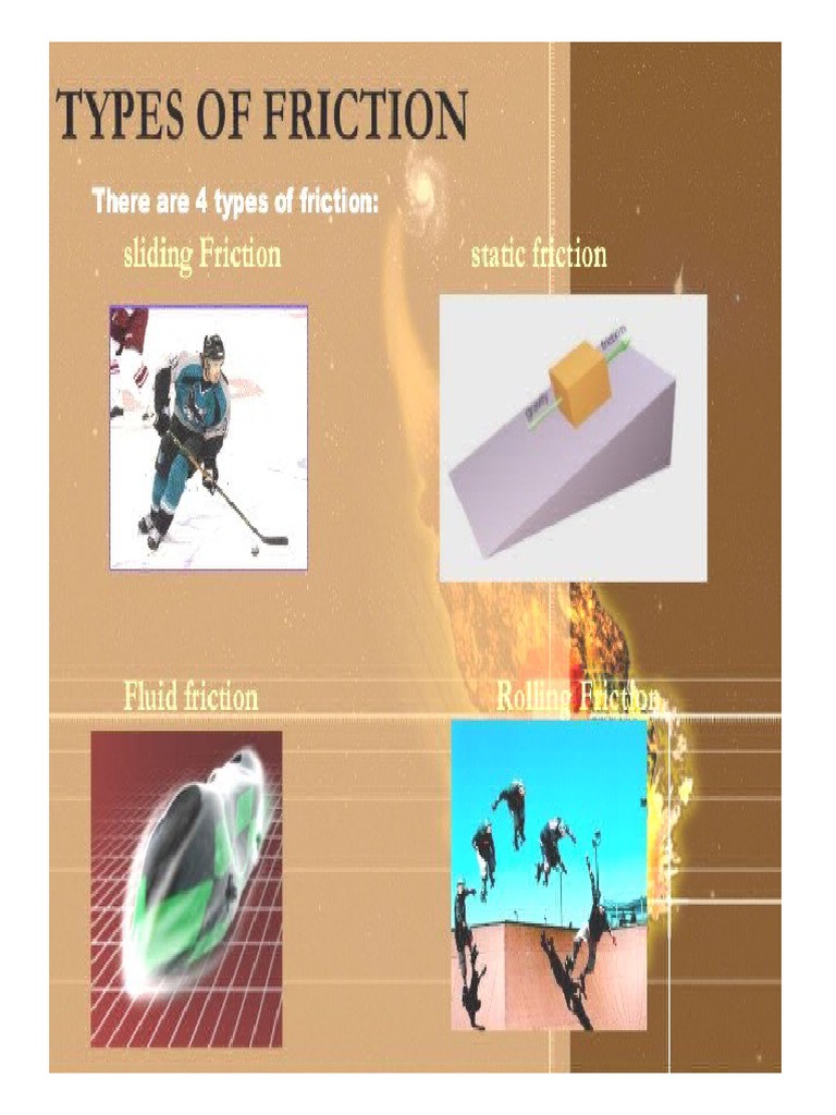 Different Types of Friction | PDF