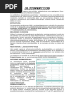 Antibióticos Glucopéptidos: Mecanismos y Usos | PDF | Medicina CLINICA ...