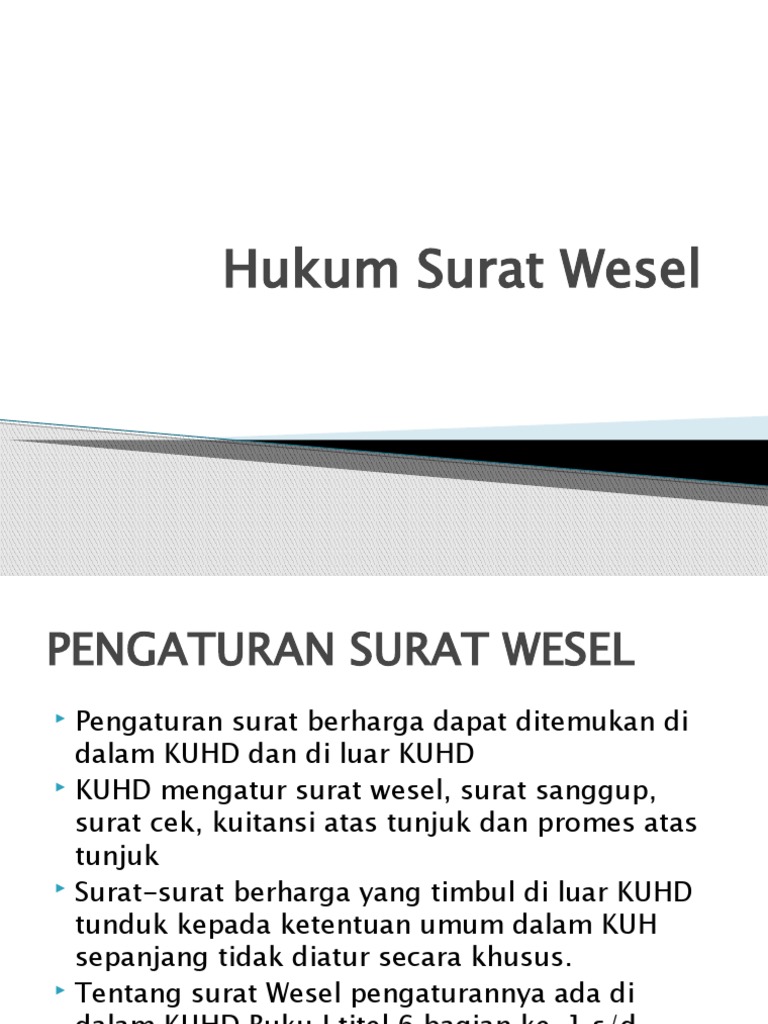 2.surat Wesel | PDF