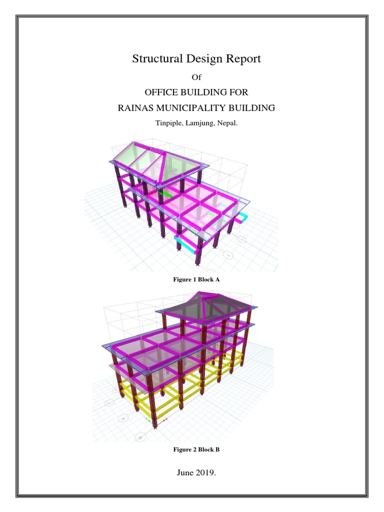 Structure Report RAINAS MUNICIPALITY BUILDING Revised. | PDF ...