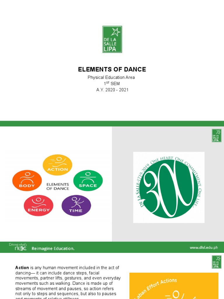 Elements of Dance: Physical Education Area 1 SEM A.Y. 2020 - 2021 | PDF ...