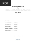 Pet Bottle Recycling Project Report | PDF | Recycling | Plastic