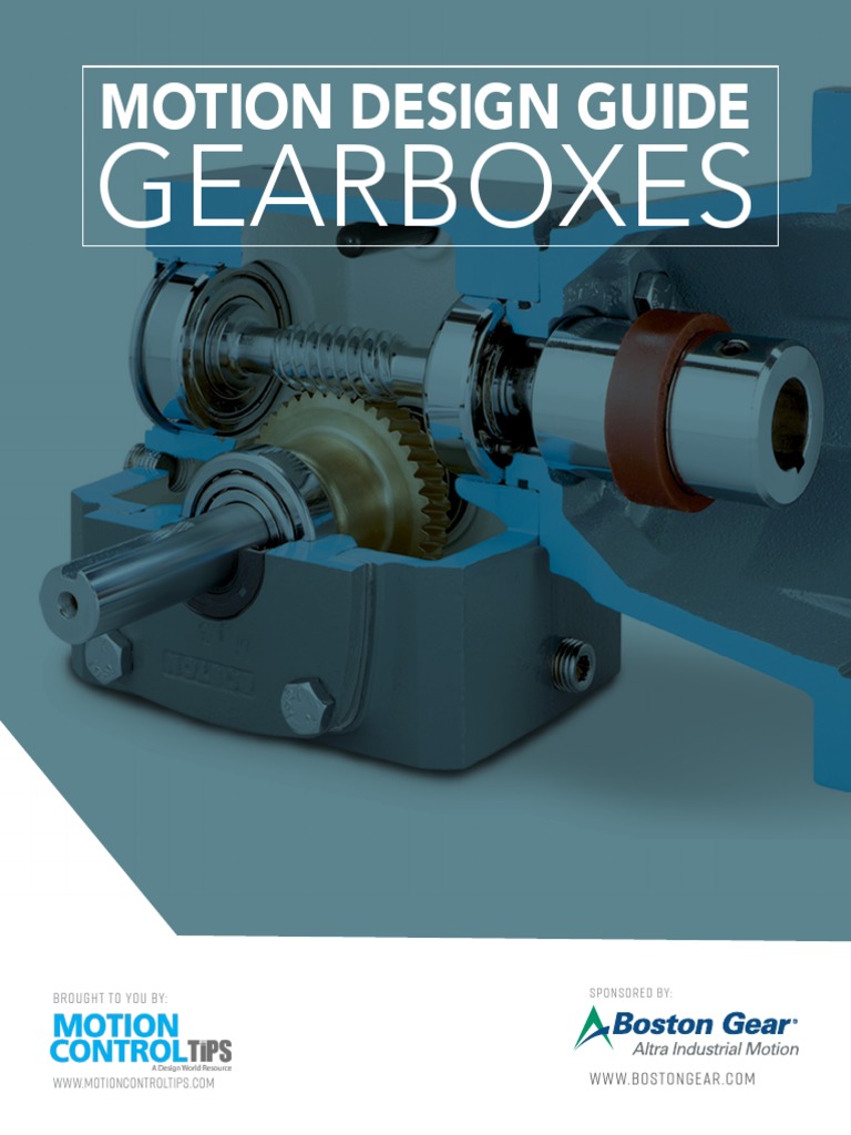 Gearboxes Design Guide | PDF | Gear | Transmission (Mechanics)