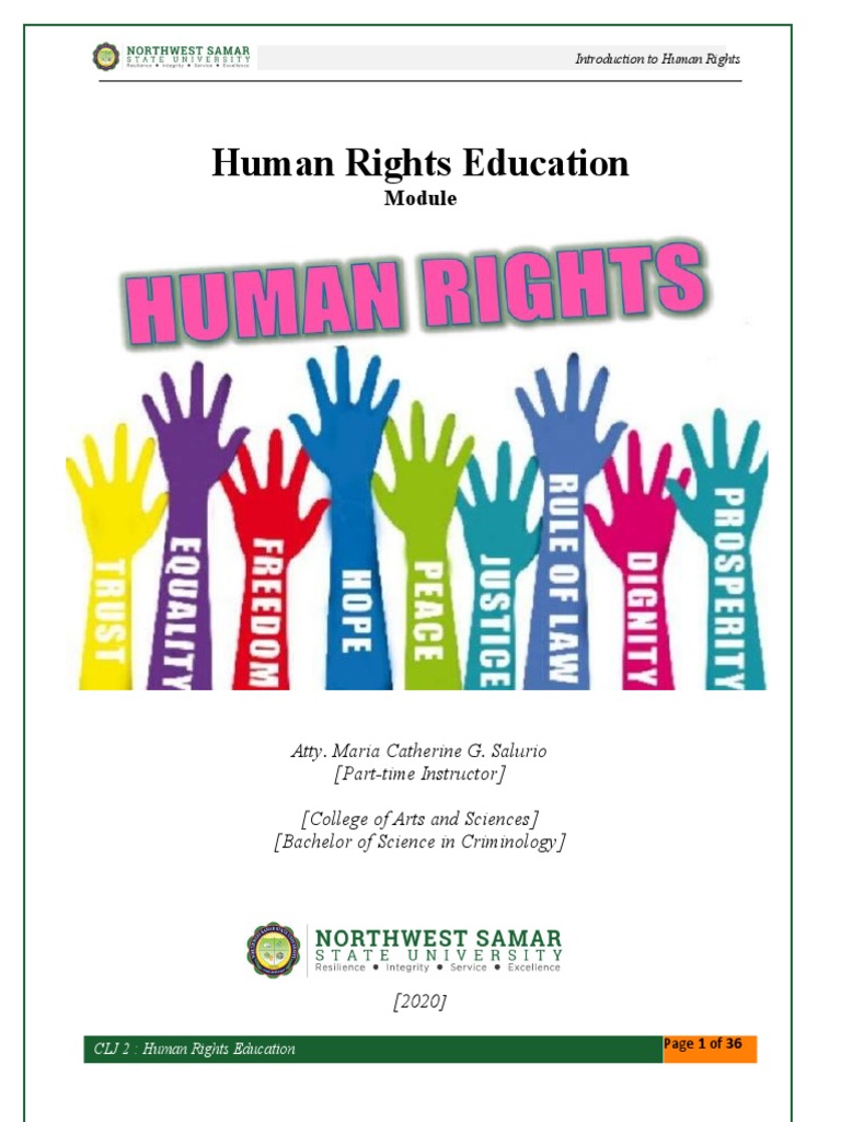 Human Rights Education Pdf Utilitarianism Human Rights