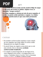 Fisiopatología Del Acv Isquémico | PDF | Carrera | Isquemia