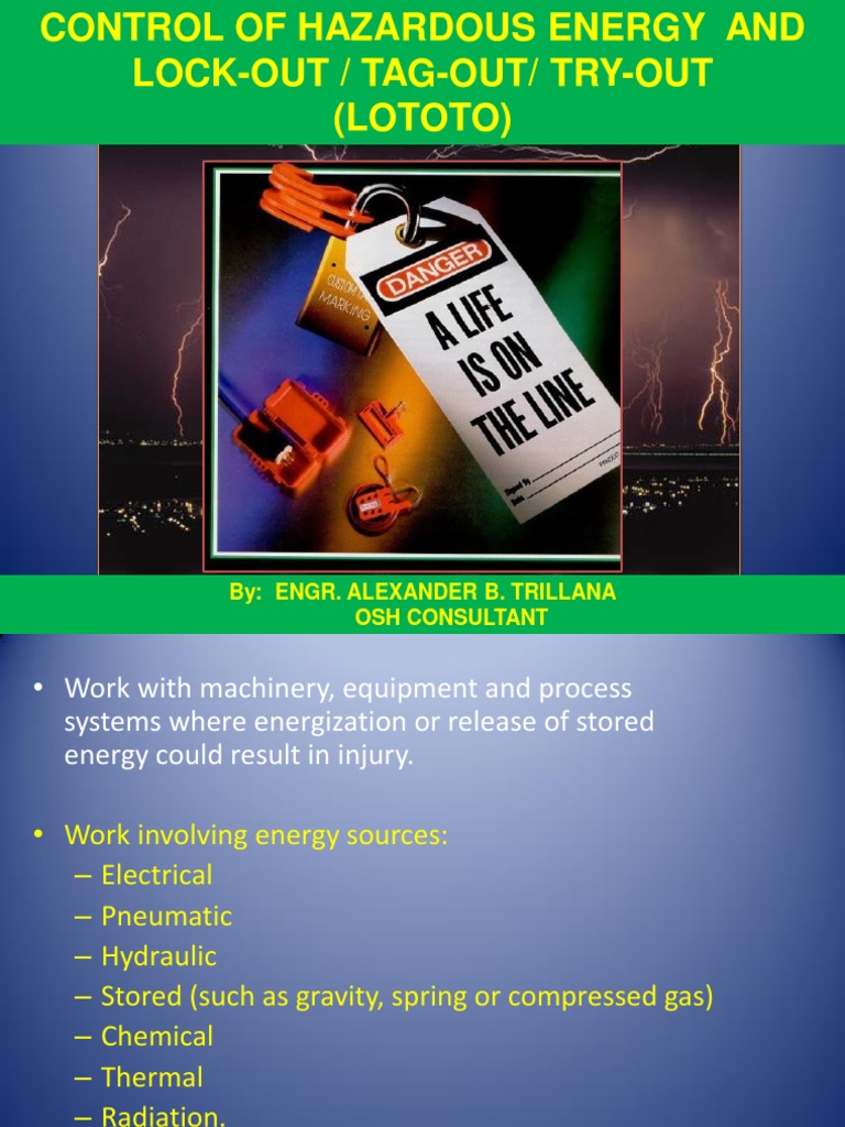 (Alex) COHE LOTO (Instructor) PDF | PDF | Mechanical Engineering ...