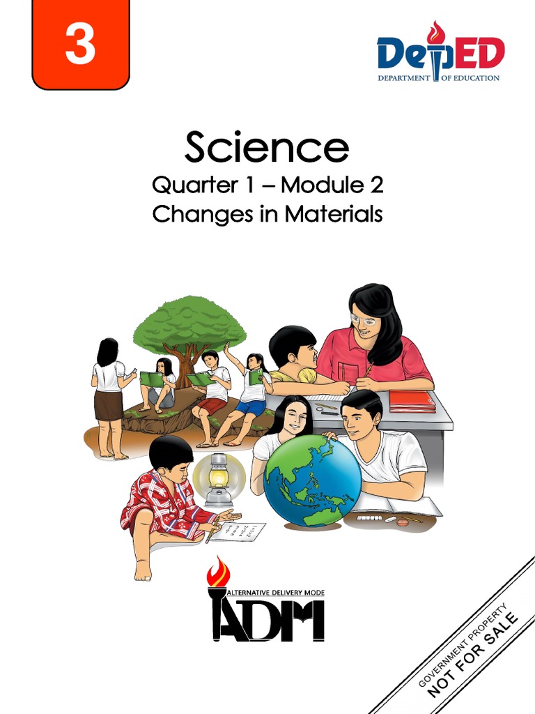 Science: Quarter 1 - Module 2 Changes in Materials | PDF | Evaporation ...
