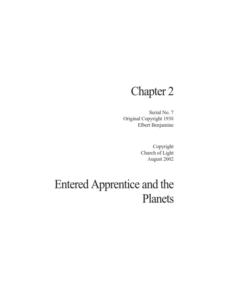 Serial No. 7 Elbert Benjamine | PDF | Planets In Astrology | Neptune